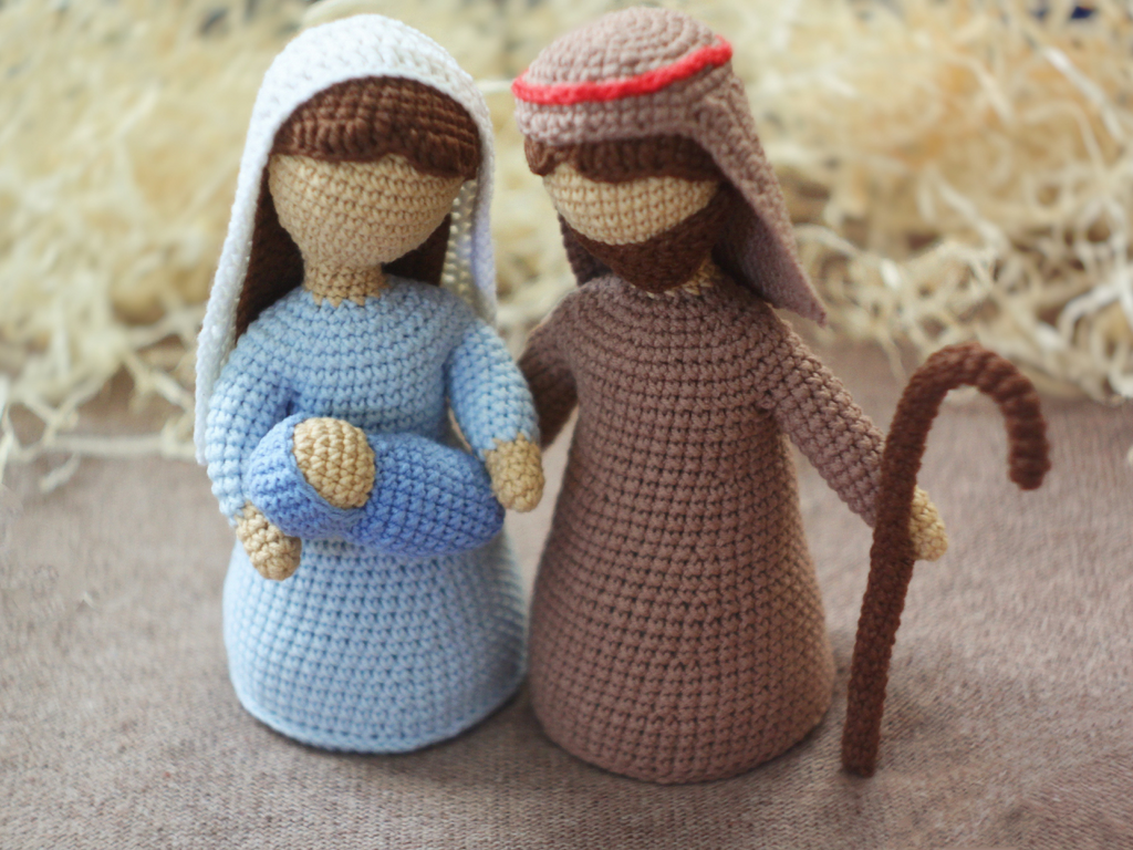 Crochet patterns amigurumi Nativity scene Merry Christmas PDF / Instan ...