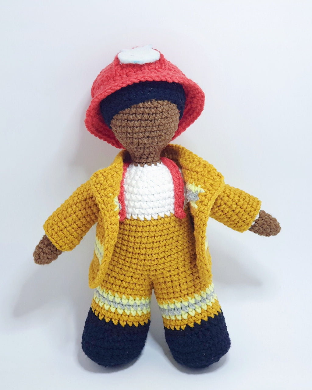 crochet fireman